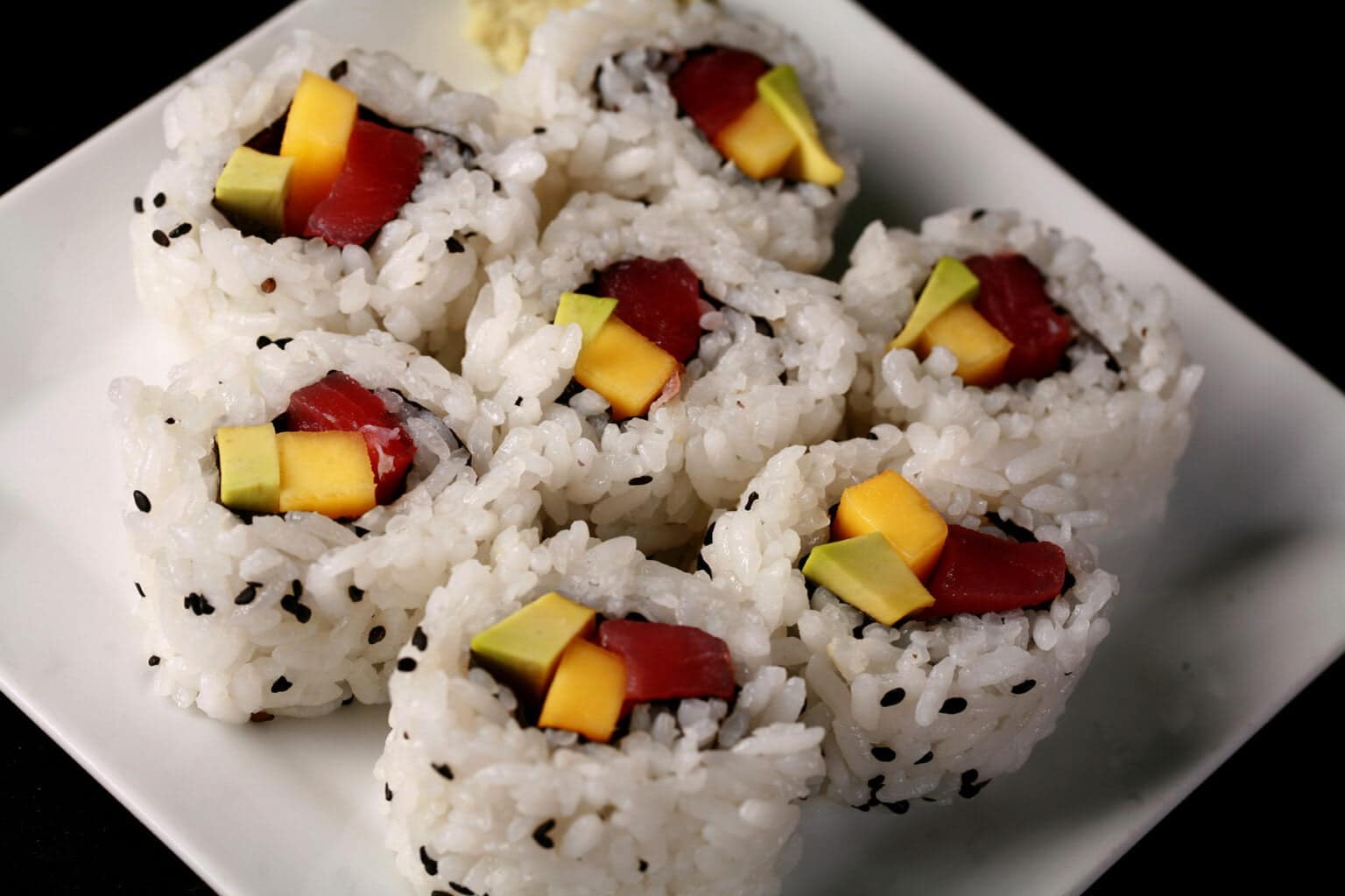 Tuna Avocado Mango Maki - Celebration Generation