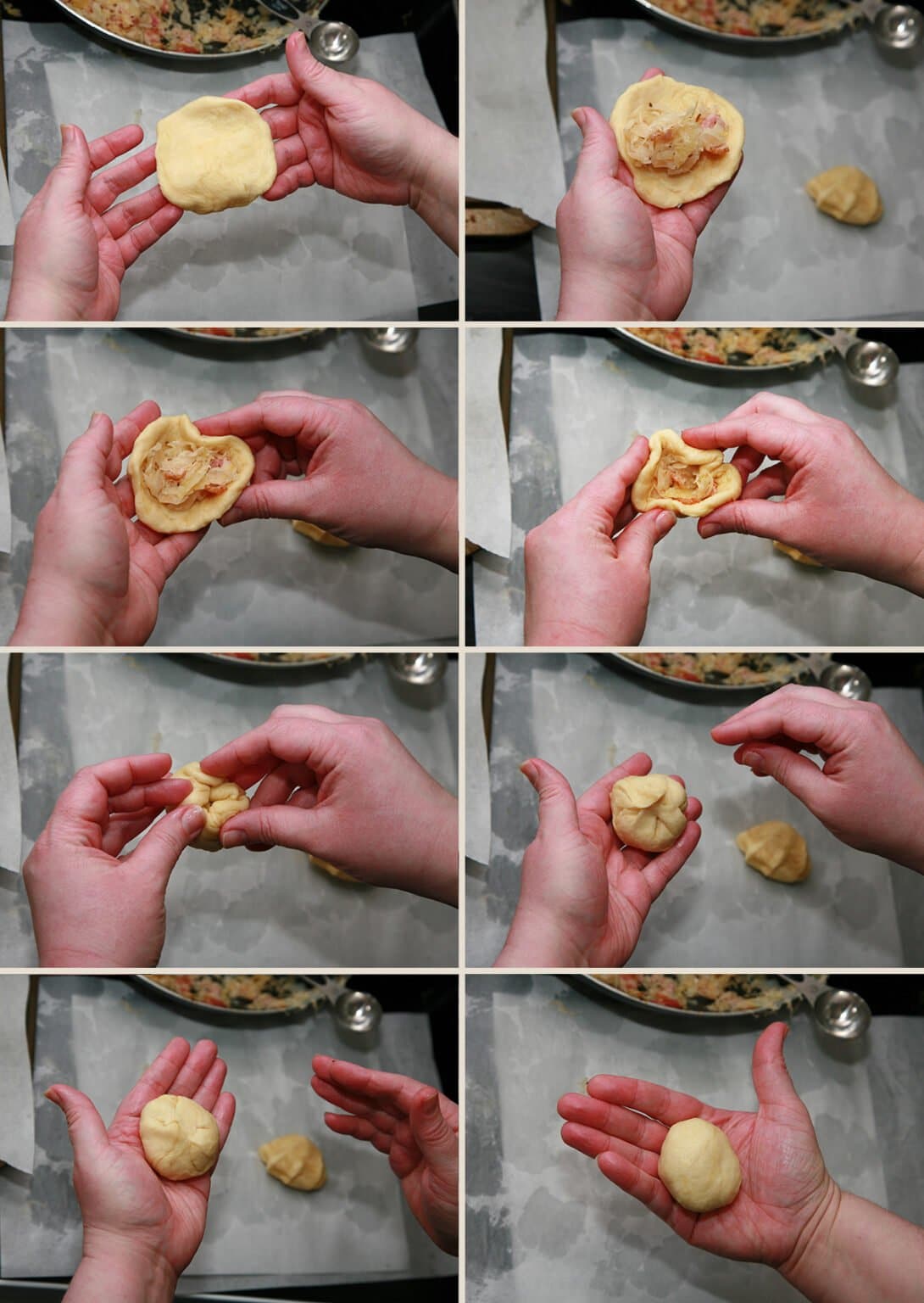 Piroshki - Pyrizhky / Bacon Sauerkraut Balls - Celebration Generation