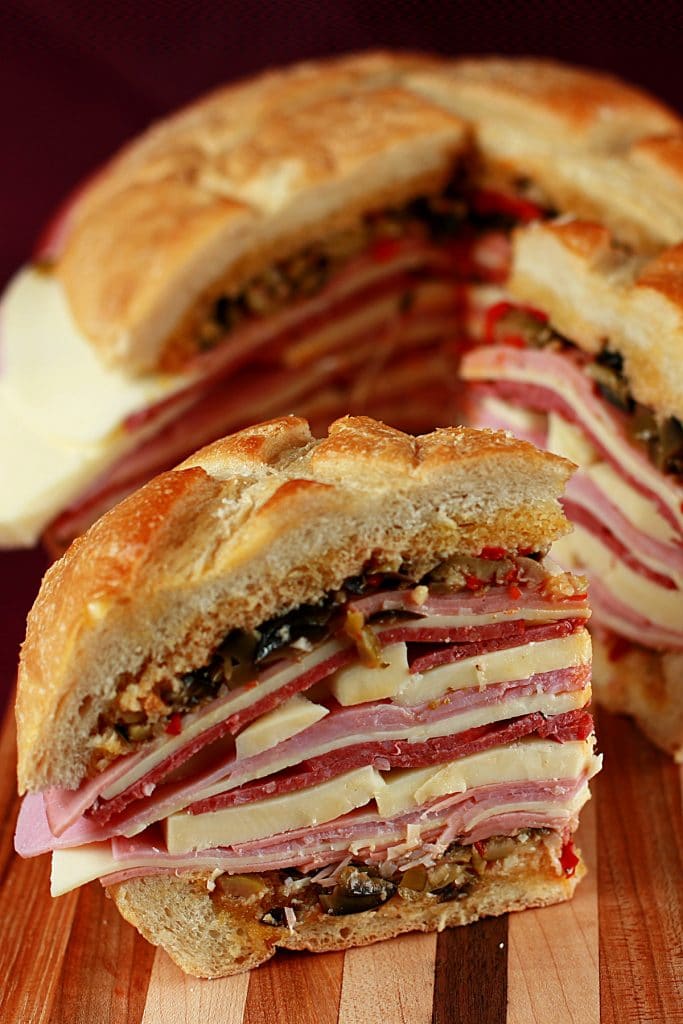 Muffaletta Sandwich Recipe! - Celebration Generation
