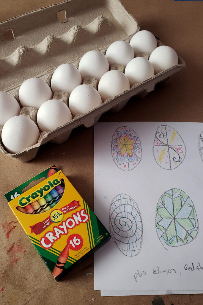 Easy Ukrainian Easter Eggs [Pysanky] - No Special Tools Needed!