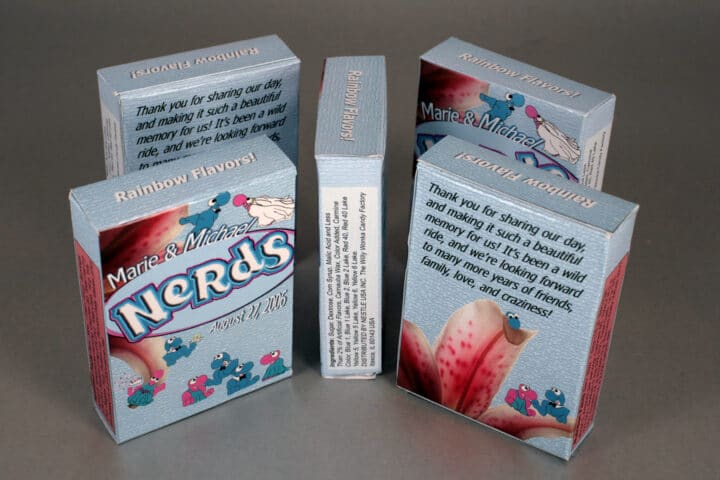 Custom Nerds Wedding Favors [DIY Personalized Candy Boxes ...