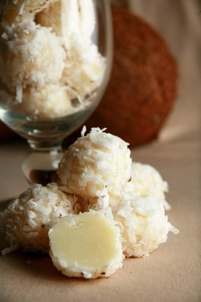 Tropical White Chocolate Truffles Recipe - Celebration Generation