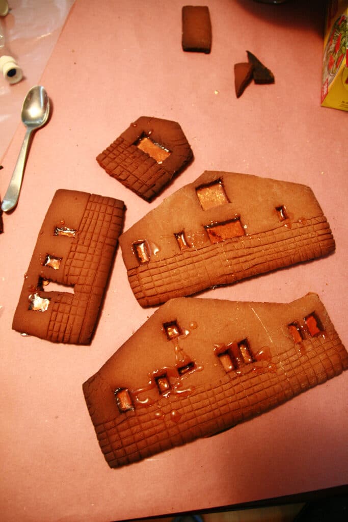 Our "Tornado Smashed" Gingerbread House! - Celebration Generation