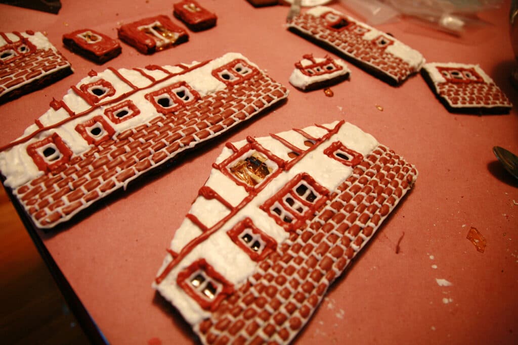 Our "Tornado Smashed" Gingerbread House! - Celebration Generation