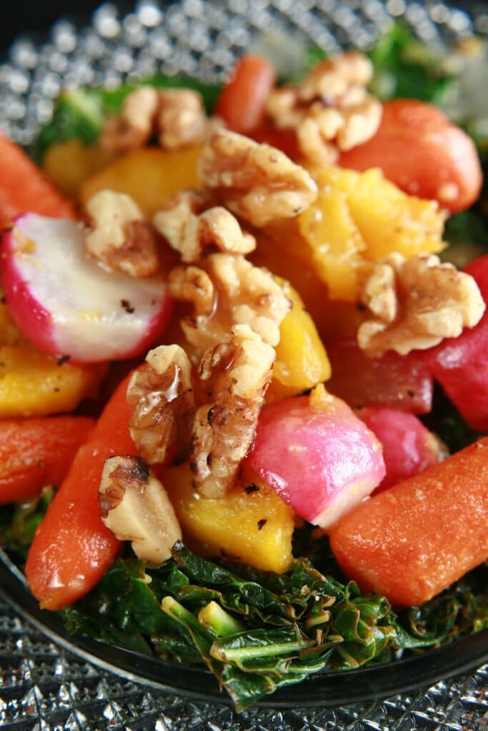 Roasted Radish Salad - Celebration Generation