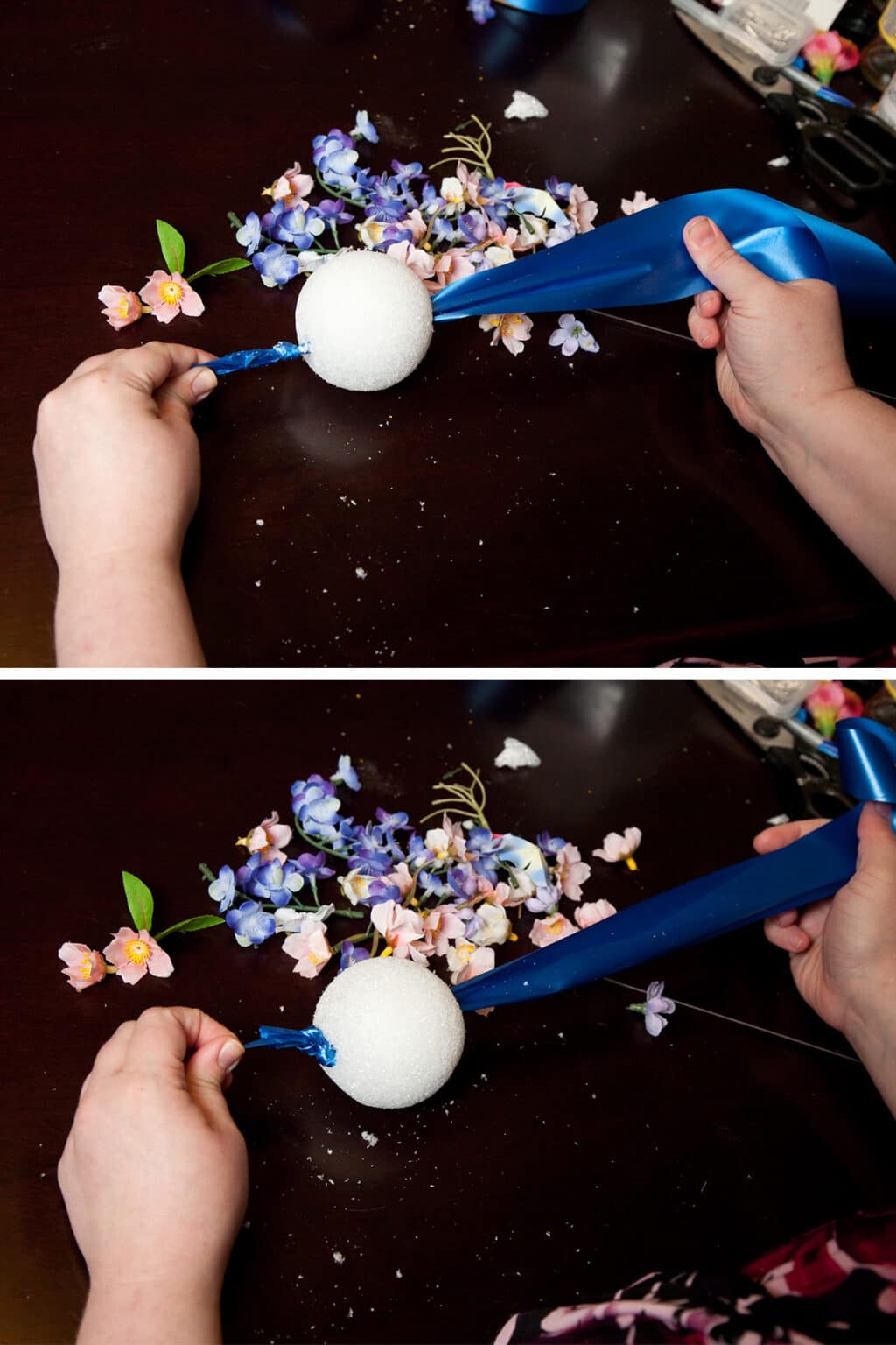 How to Make Silk Flower Pomanders - Celebration Generation