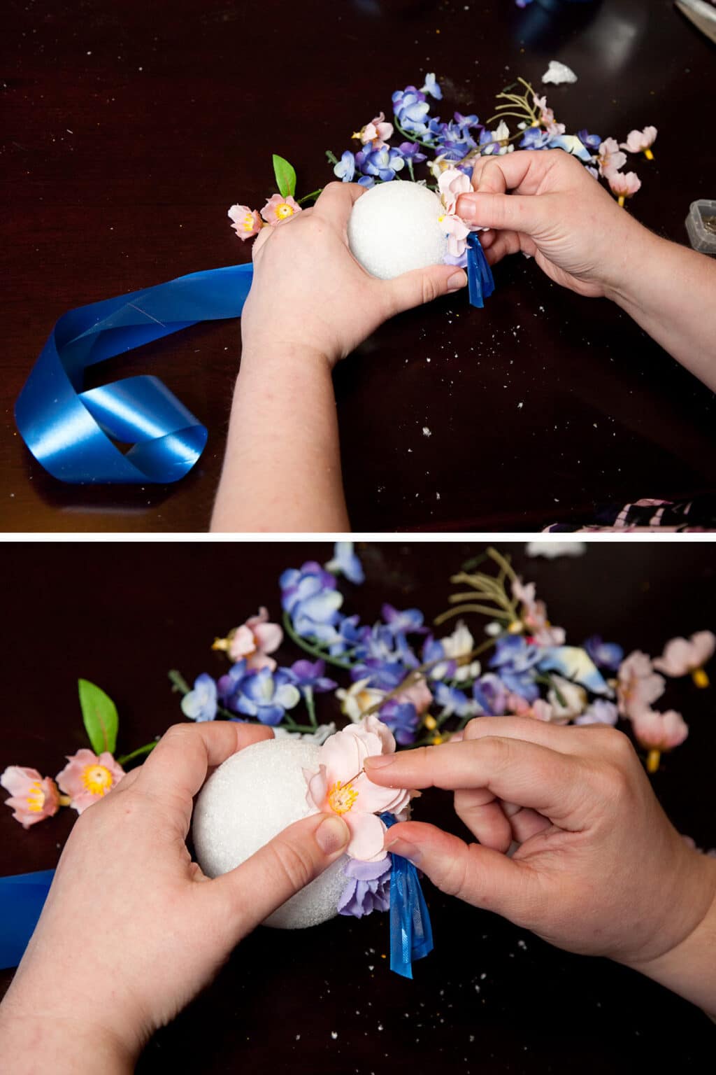 How to Make Silk Flower Pomanders - Celebration Generation