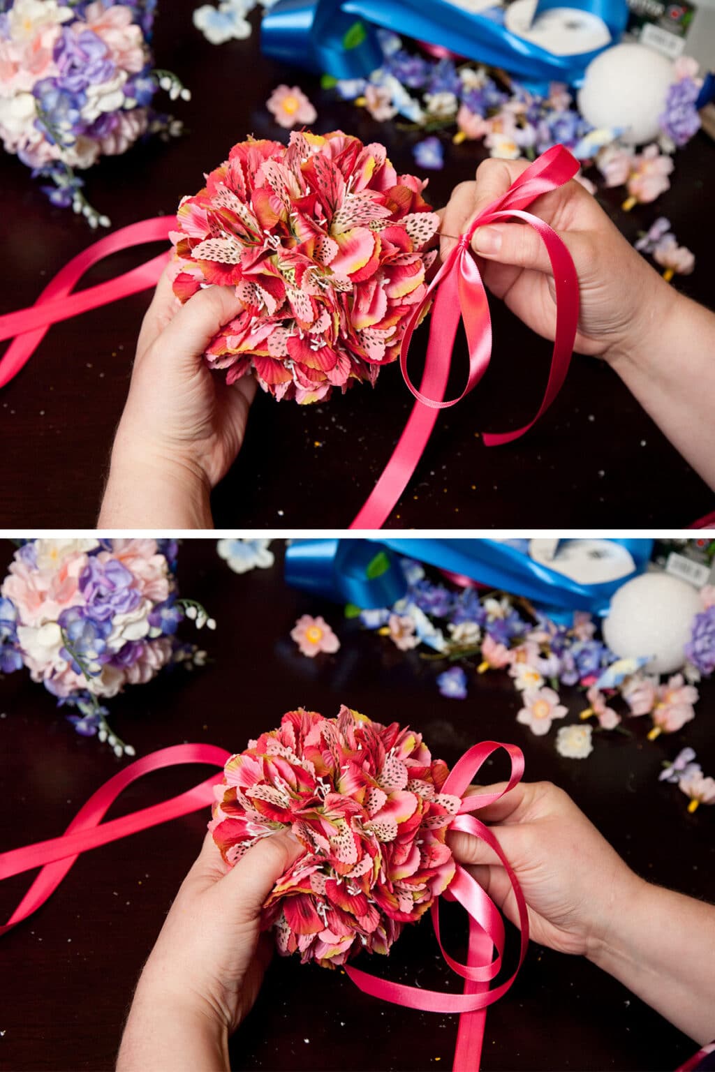 How to Make Silk Flower Pomanders - Celebration Generation