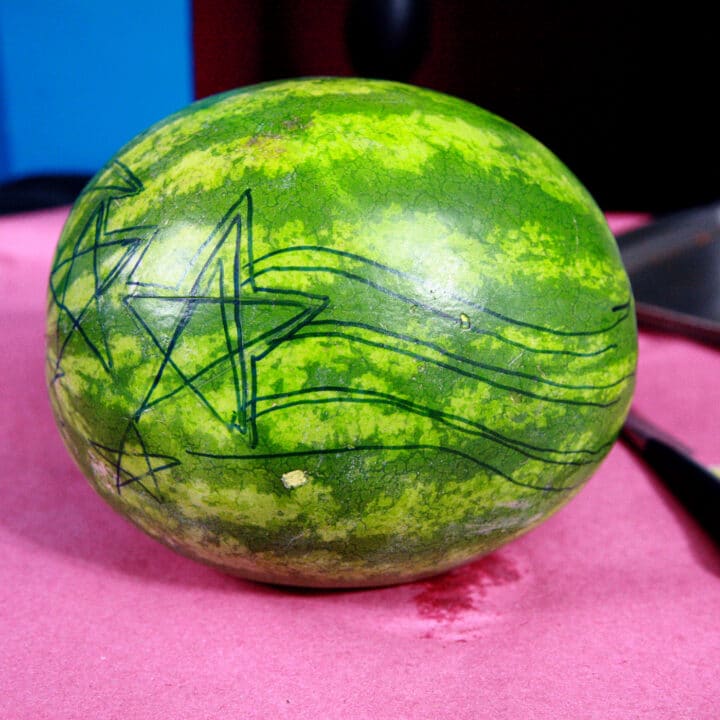 How to Carve a Stars and Stripes Watermelon - Celebration Generation