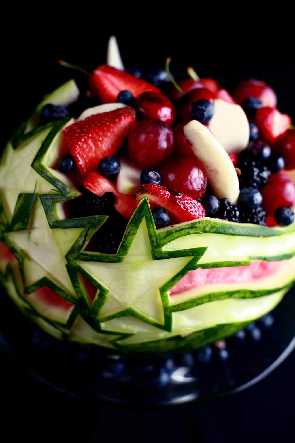 How to Carve a Stars and Stripes Watermelon - Celebration Generation
