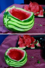 How to Carve a Stars and Stripes Watermelon - Celebration Generation