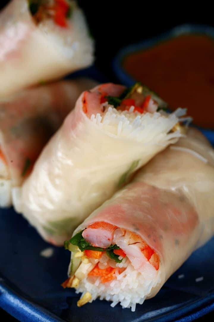 Curried Shrimp Spring Rolls - Celebration Generation