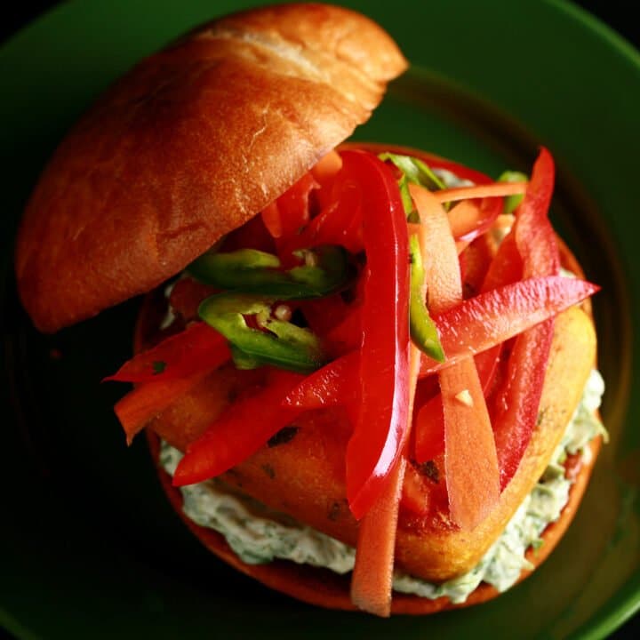 Paneer Burger [Indian Cheese Burgers!] - Celebration Generation