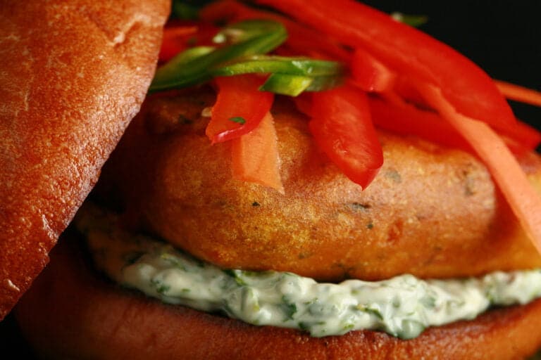 Paneer Burger [Indian Cheese Burgers!] - Celebration Generation