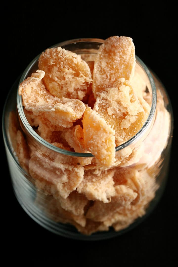 Candied Ginger, Ginger Syrup, & Ginger Sugar - Celebration Generation