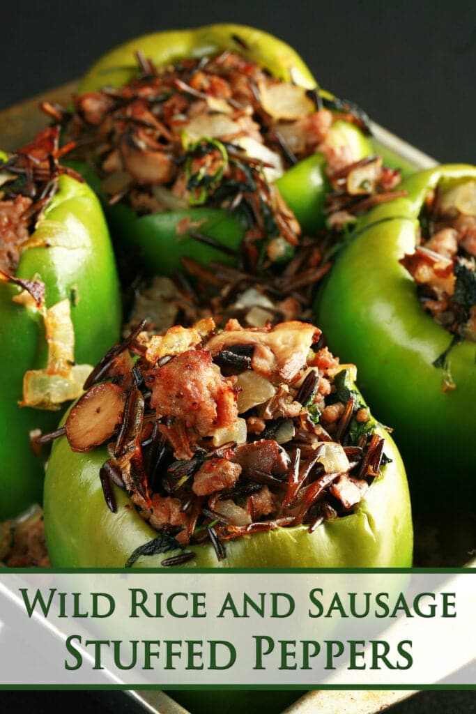 Wild Rice & Sausage Stuffed Peppers - Celebration Generation