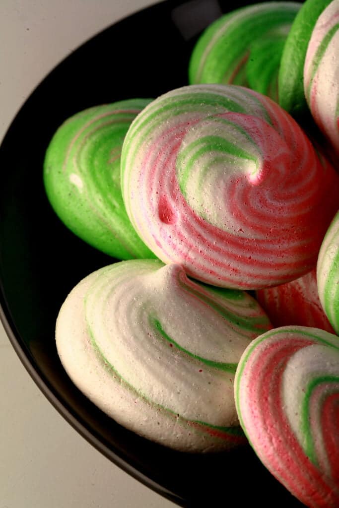 Peppermint Swirl Meringue Cookies - Celebration Generation