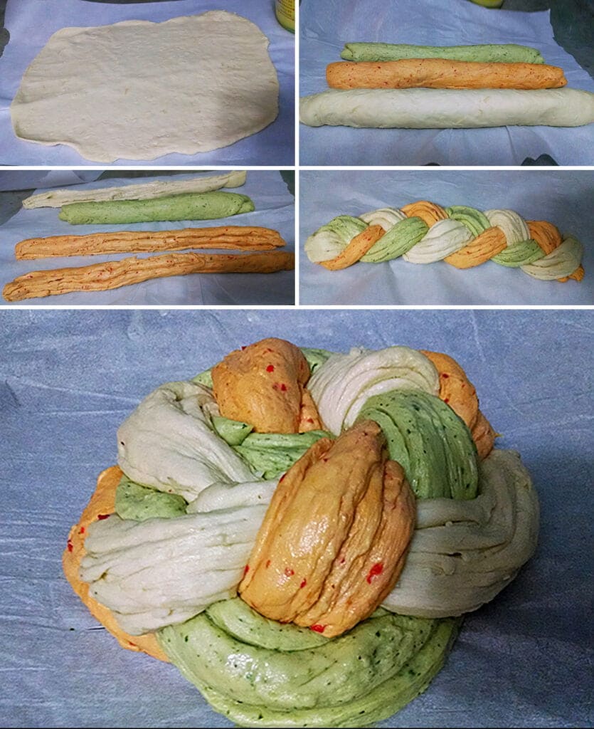 Tri-Colour Bread Braid - Celebration Generation