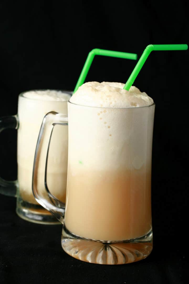 Boozy Sparkling Cider Float - Celebration Generation