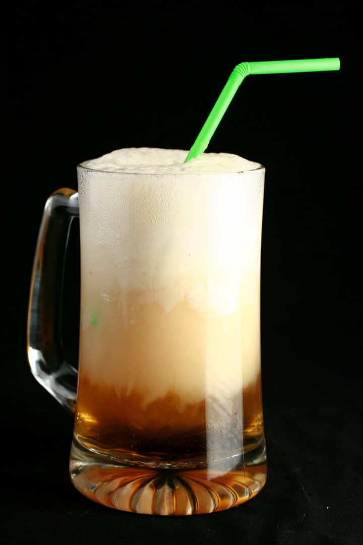 Boozy Sparkling Cider Float - Celebration Generation