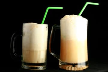 Boozy Sparkling Cider Float - Celebration Generation