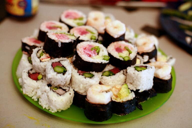 How to Host a Potluck DIY Sushi Party! - Celebration Generation