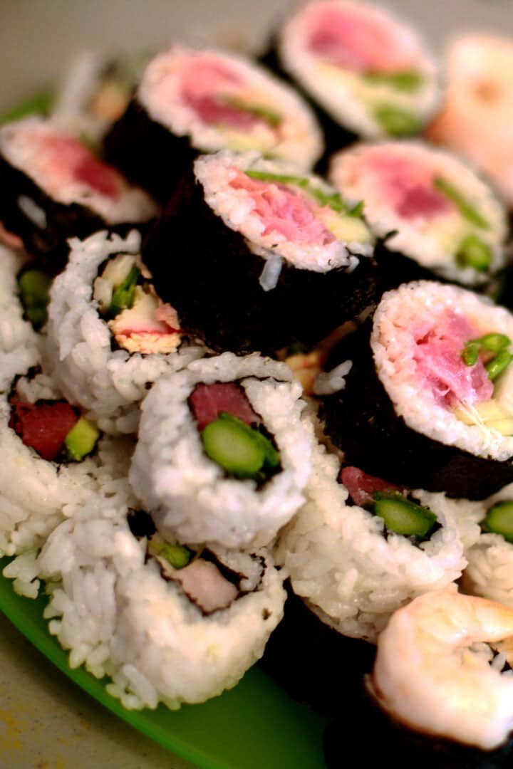 How to Host a Potluck DIY Sushi Party! - Celebration Generation