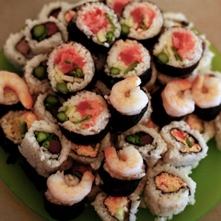 How to Host a Potluck DIY Sushi Party! - Celebration Generation