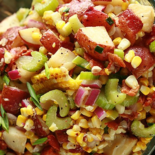 Roasted Corn & Potato Salad - Celebration Generation