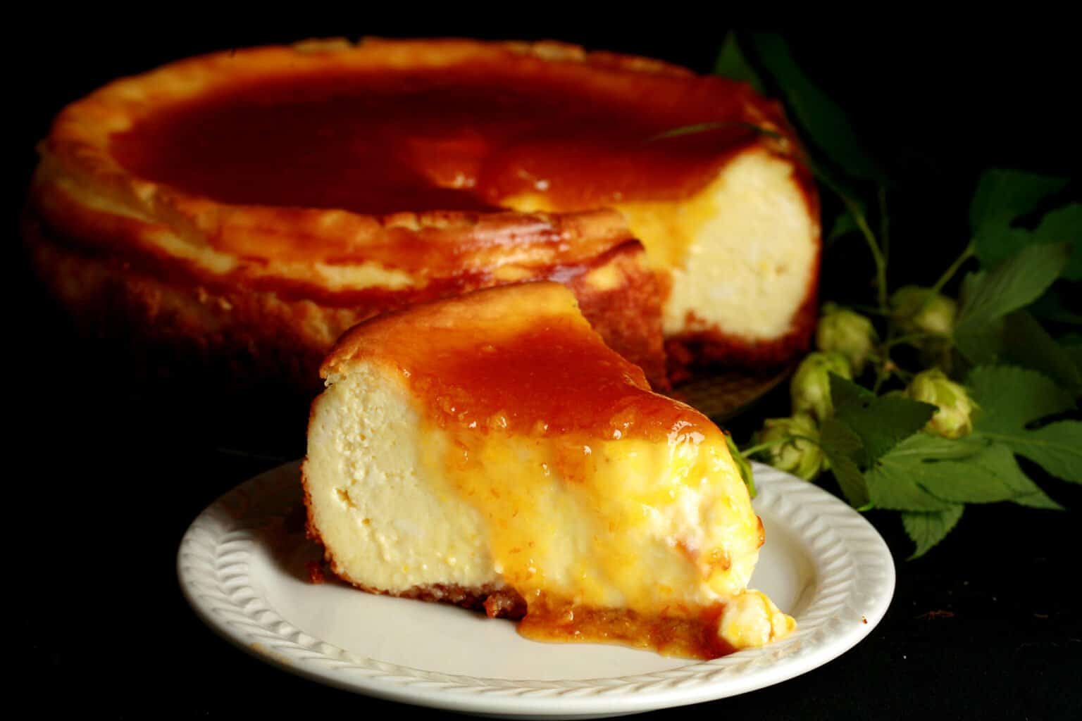 Hopped Cheesecake with Citrus Glaze - Celebration Generation