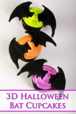 Royal Icing Halloween Bat Cupcakes - Celebration Generation