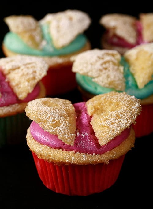Easy Butterfly Cupcakes [British Butterfly Cupcakes / Fairy Cakes ...