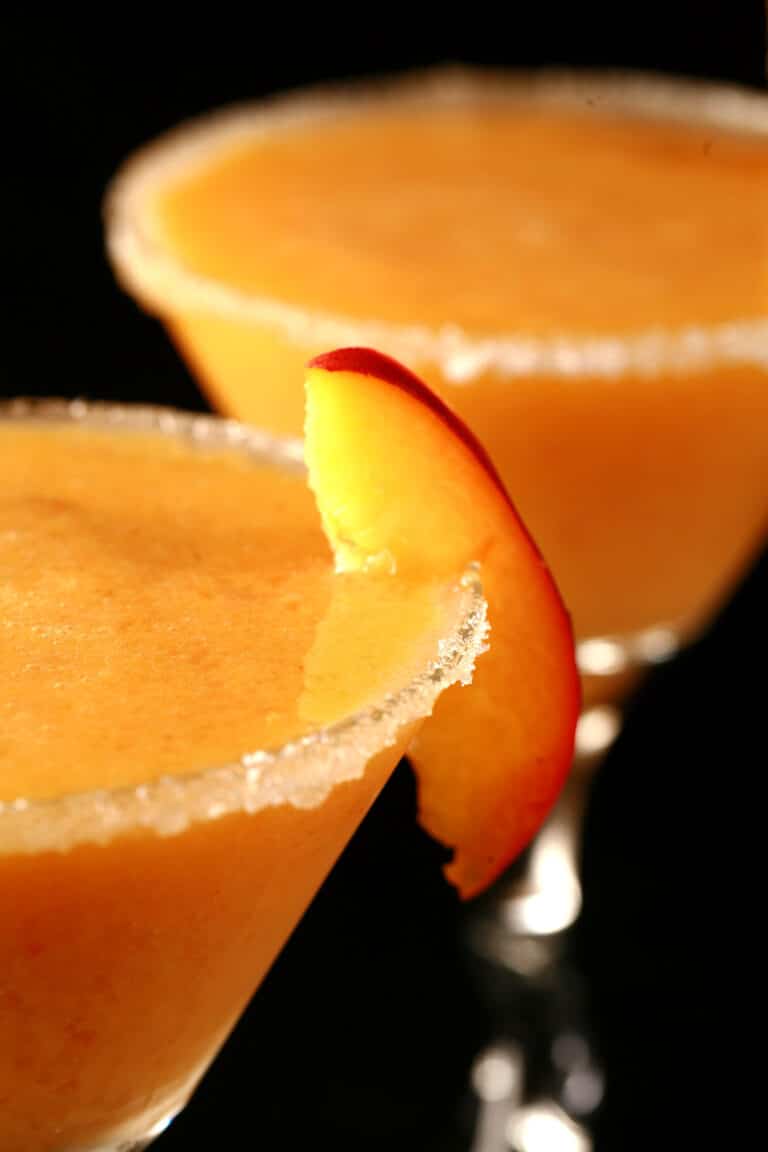 Fresh Peach Daiquiri Recipe [Frozen Daiquiris] - Celebration Generation