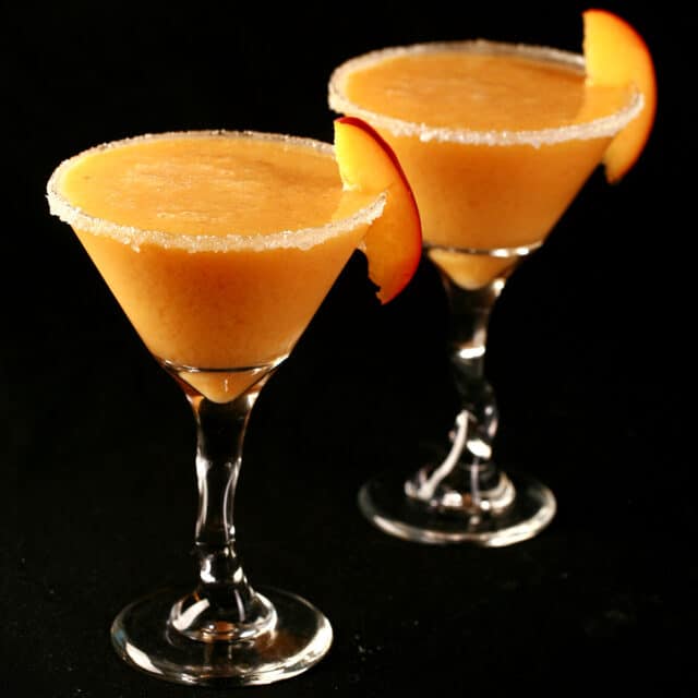 Fresh Peach Daiquiri Recipe [Frozen Daiquiris] - Celebration Generation