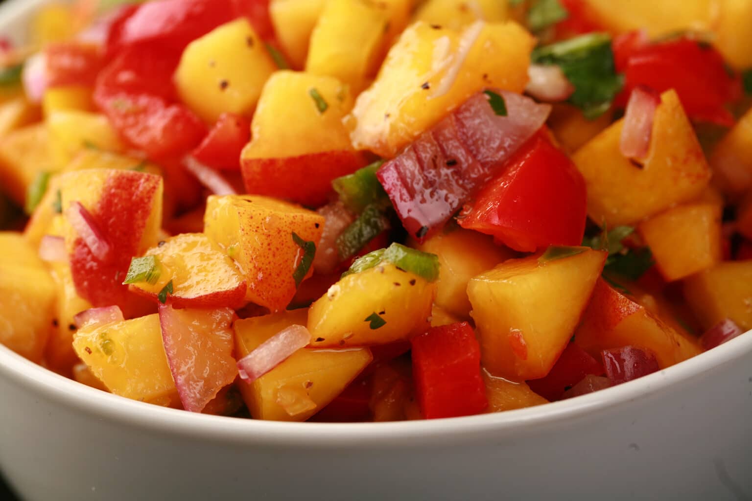 Fresh Peach Salsa Recipe - Celebration Generation