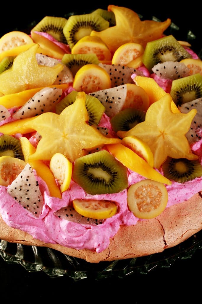 Tropical Dragon Fruit Pavlova Recipe - Celebration Generation