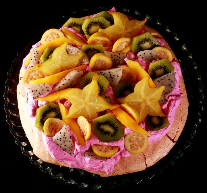 Tropical Dragon Fruit Pavlova Recipe - Celebration Generation