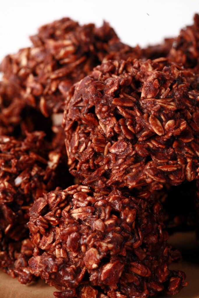 No Bake Chocolate Haystack Cookies - Celebration Generation