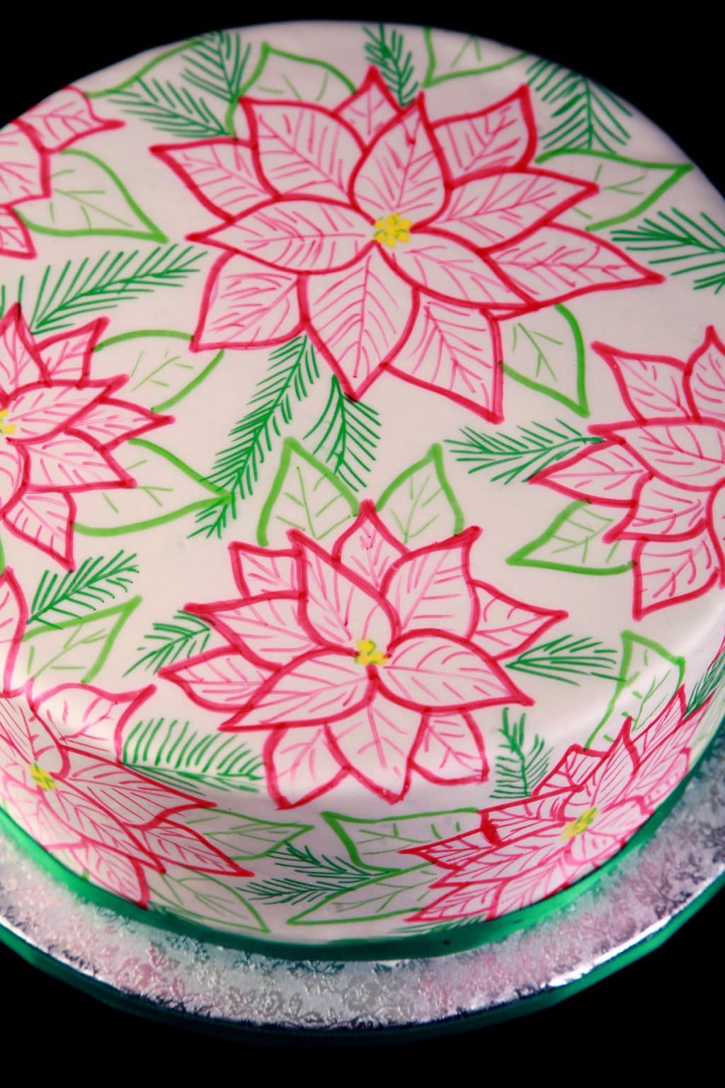 Christmas Poinsettia Cake Tutorials - Celebration Generation
