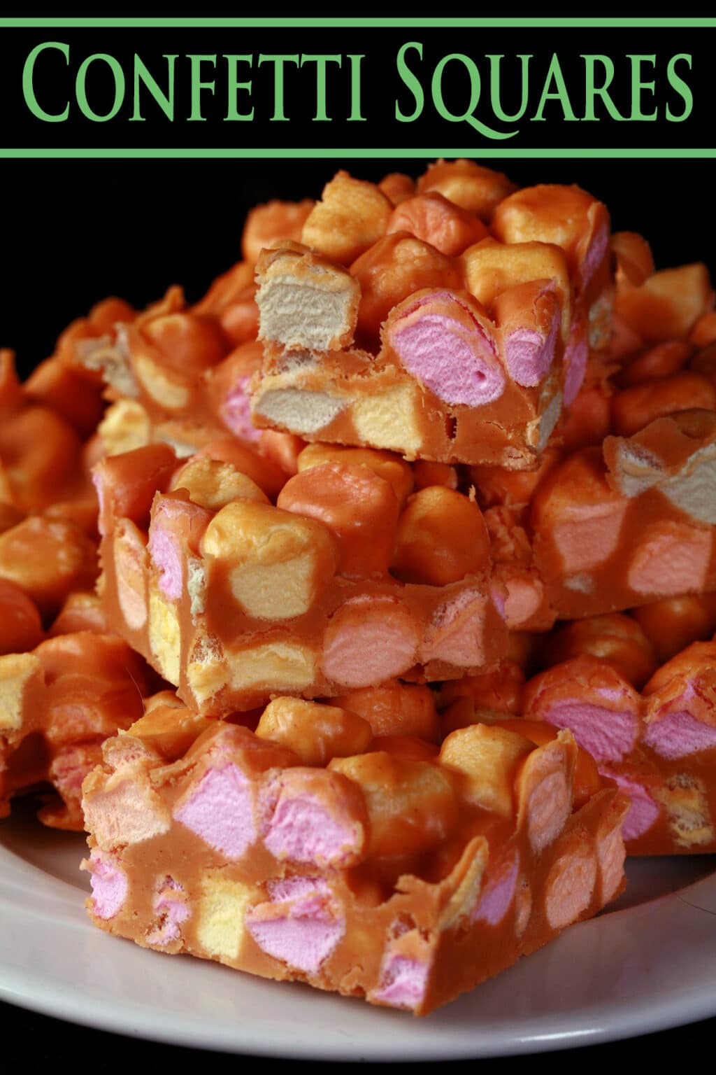 Easy Butterscotch Confetti Squares - Celebration Generation