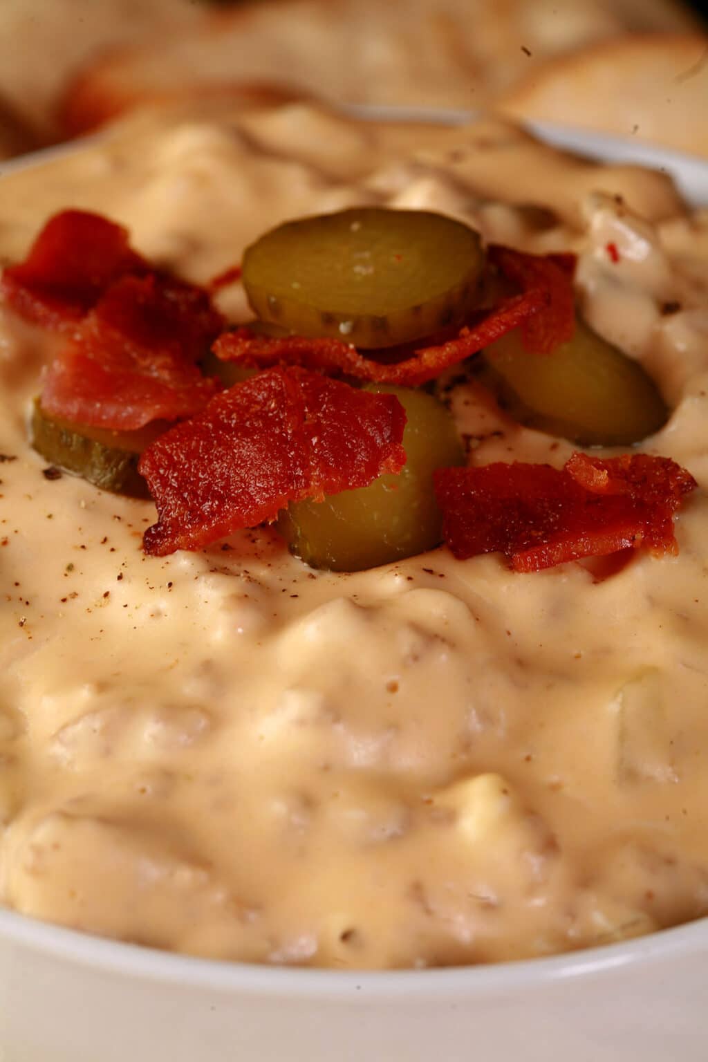 Hot Bacon Cheeseburger Dip Recipe, with Variations - Celebration Generation