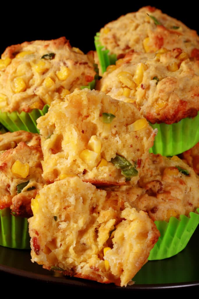 Homemade Breakfast Corn Muffins Recipe [Fresh Sweet Corn] - Celebration ...