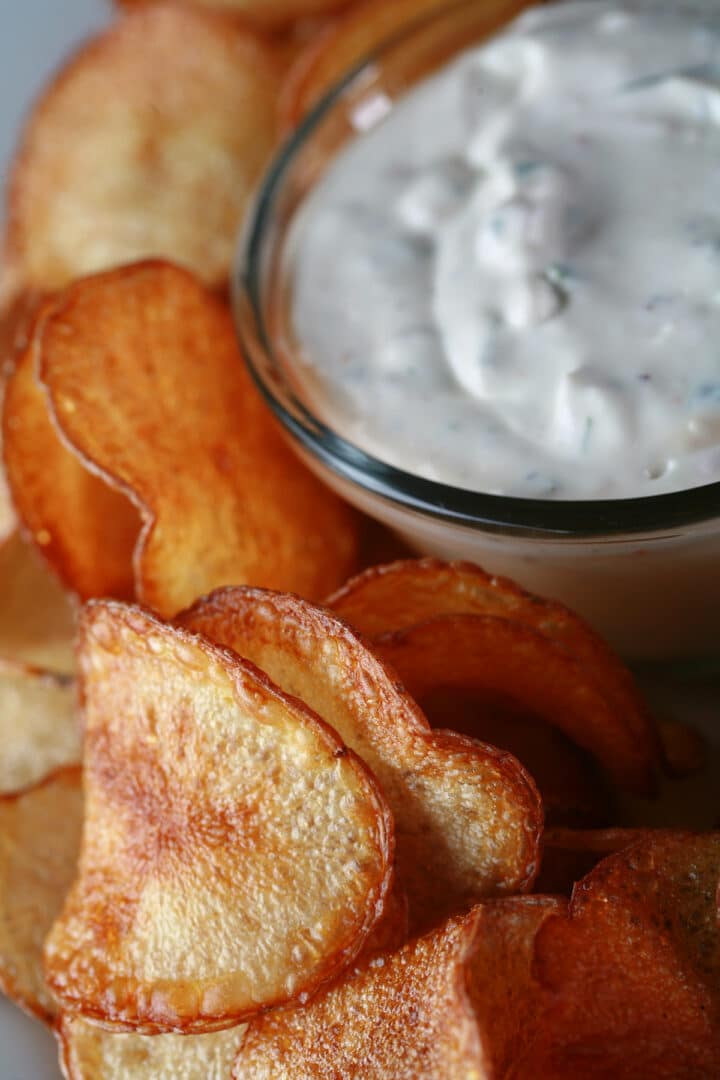 Cactus Cut Potatoes and Dip Recipe [Boston Pizza Copycat] - Celebration ...