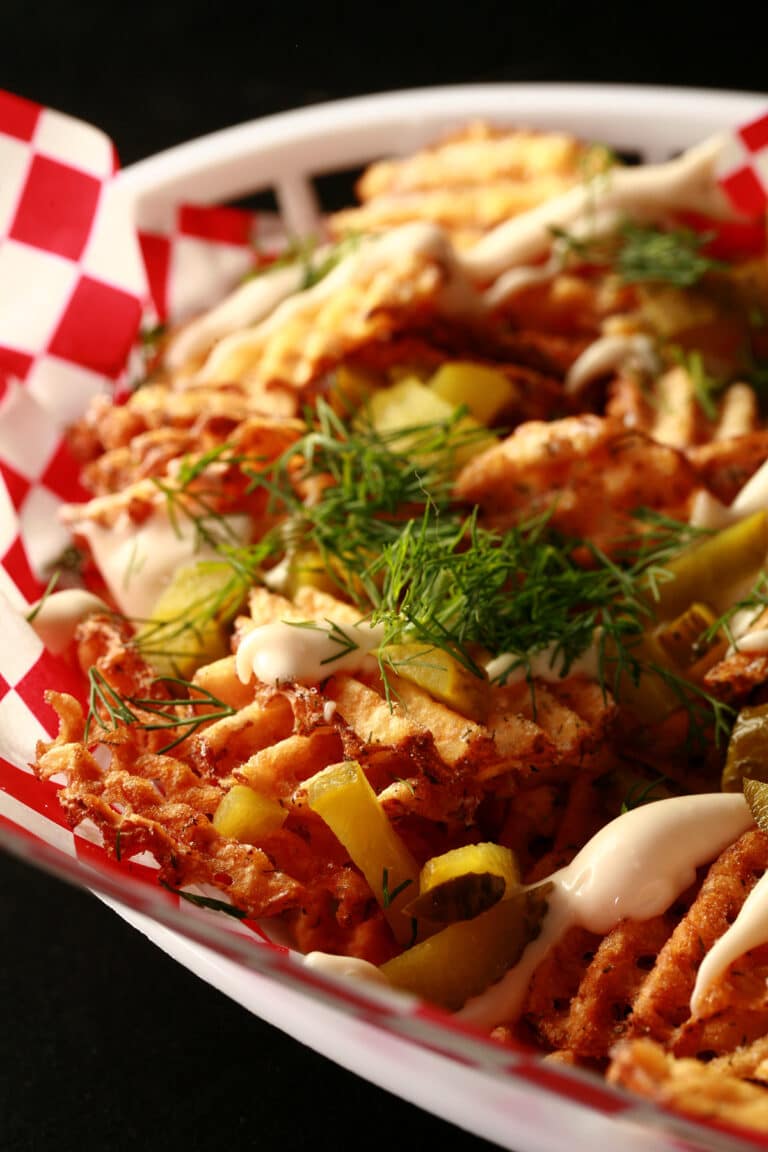 Dill Pickle Waffle Fries Recipe - Celebration Generation