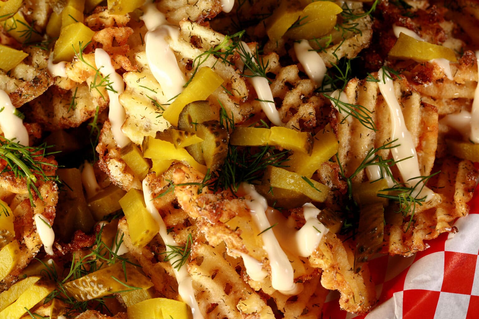 Dill Pickle Waffle Fries Recipe - Celebration Generation