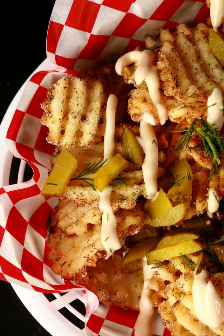 Dill Pickle Waffle Fries Recipe - Celebration Generation