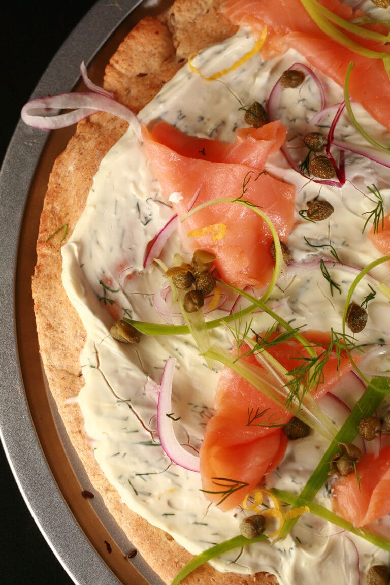 Smoked Salmon Pizza - Celebration Generation