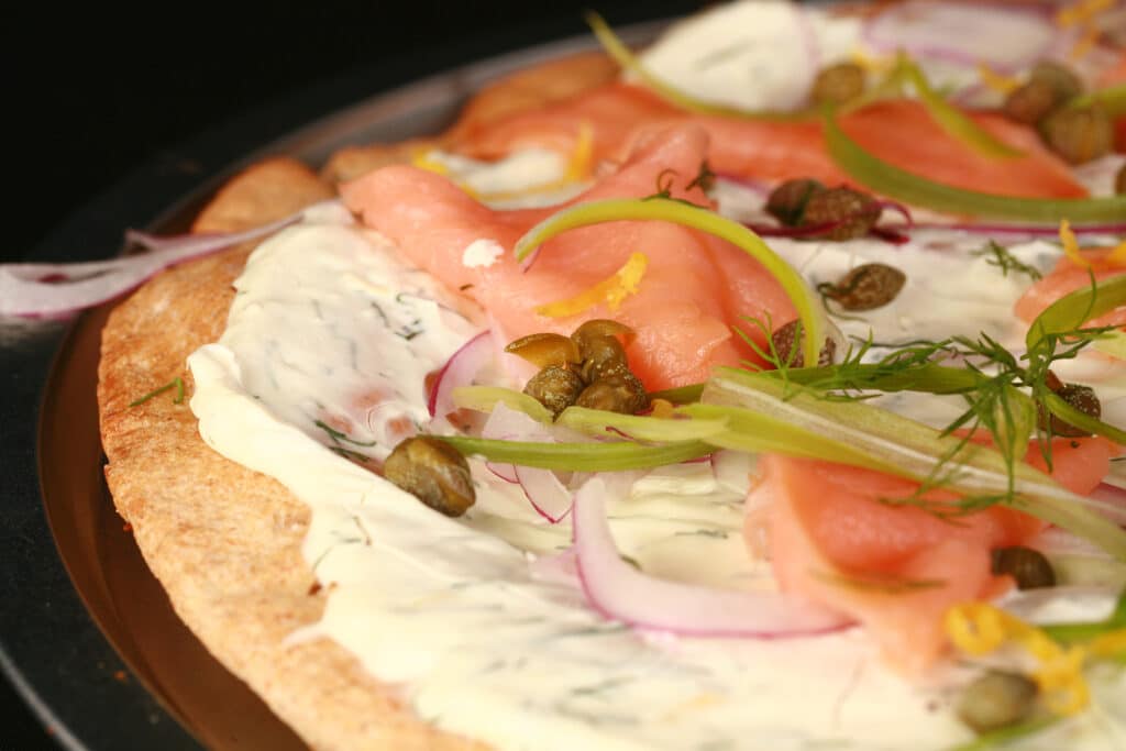 Smoked Salmon Pizza - Celebration Generation
