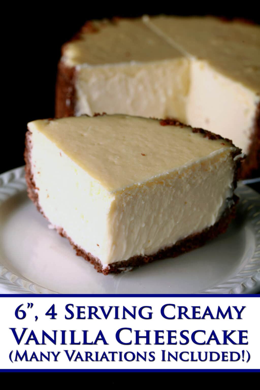 Creamy Vanilla 6 Inch Cheesecake Recipe - Celebration Generation