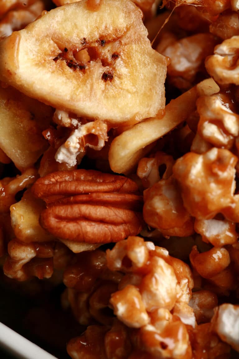 Bananas Foster Caramel Popcorn Recipe - Celebration Generation